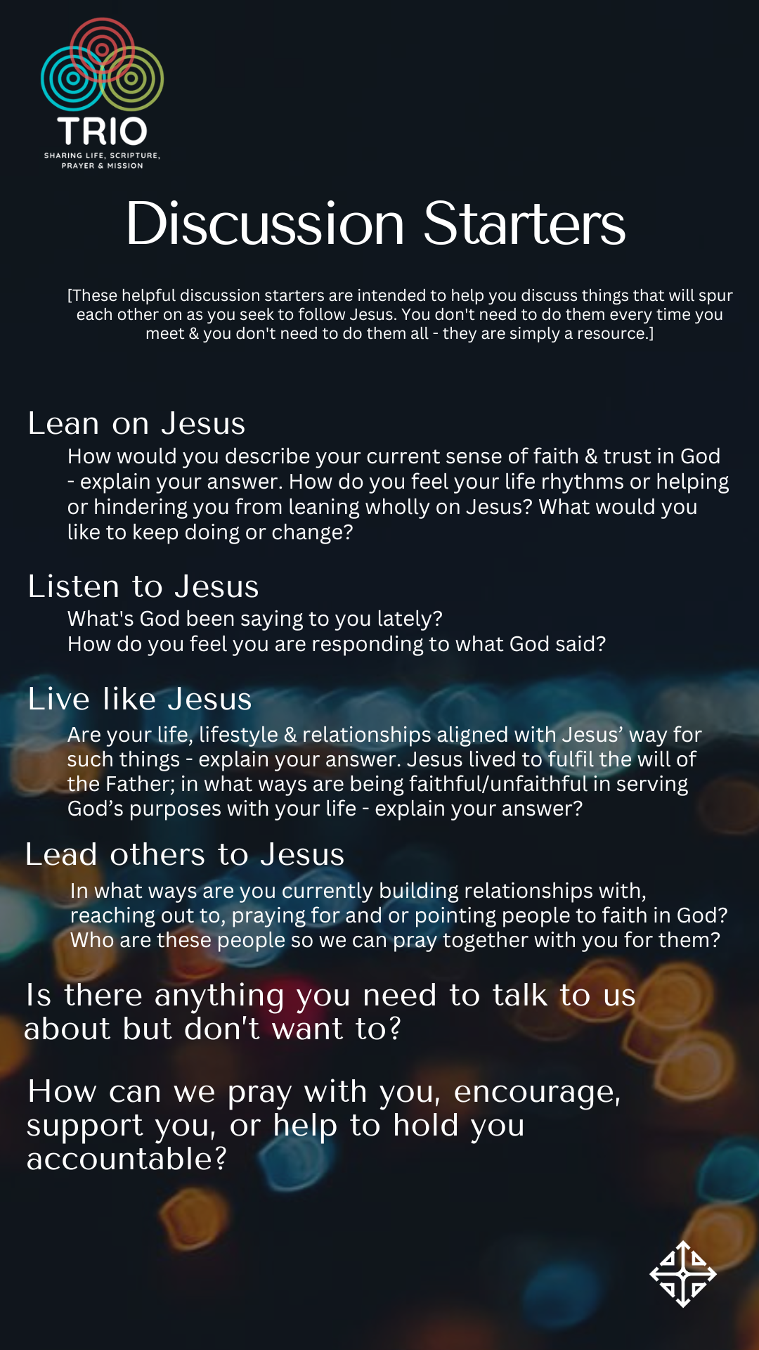 TRIOS – Reconciliation Road Church